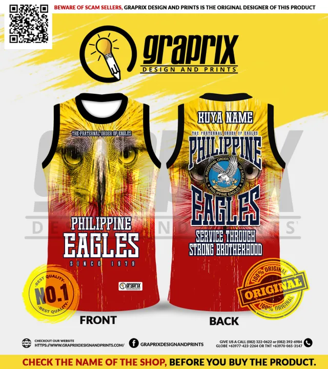 Eagles on Fire Singlet Full Sublimation CUSTOMIZE Kuya Name | Lazada PH