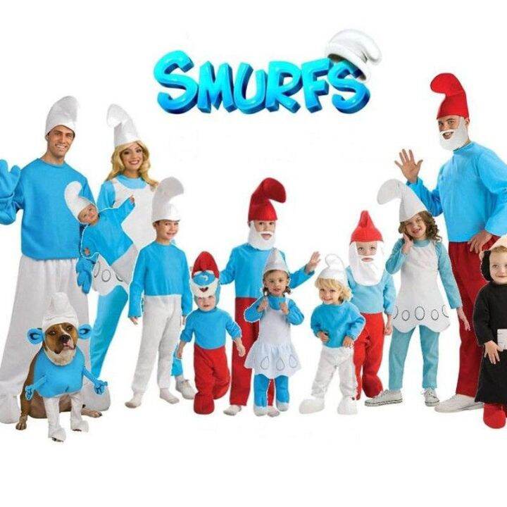 Gargamel hat Papa Smurf Grandpa Smurf and Smurfette cartoon dolls ...
