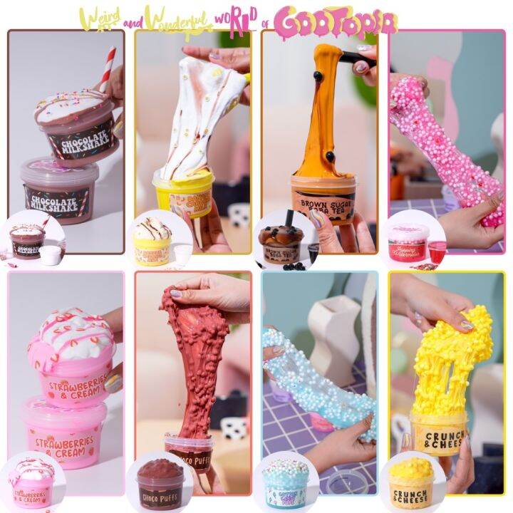 Gootopia Premium Slime with Charms and Activator- Slime Kit Toy for ...