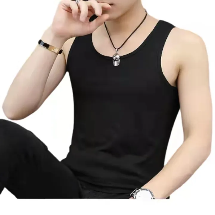 SUNBOYZ Muscle Plain Sando Drop Arm Tees For Mens | Lazada PH