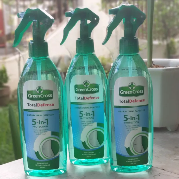 Green Cross Total Defense Anti Bacterial Sanitizer 300ml | Lazada PH