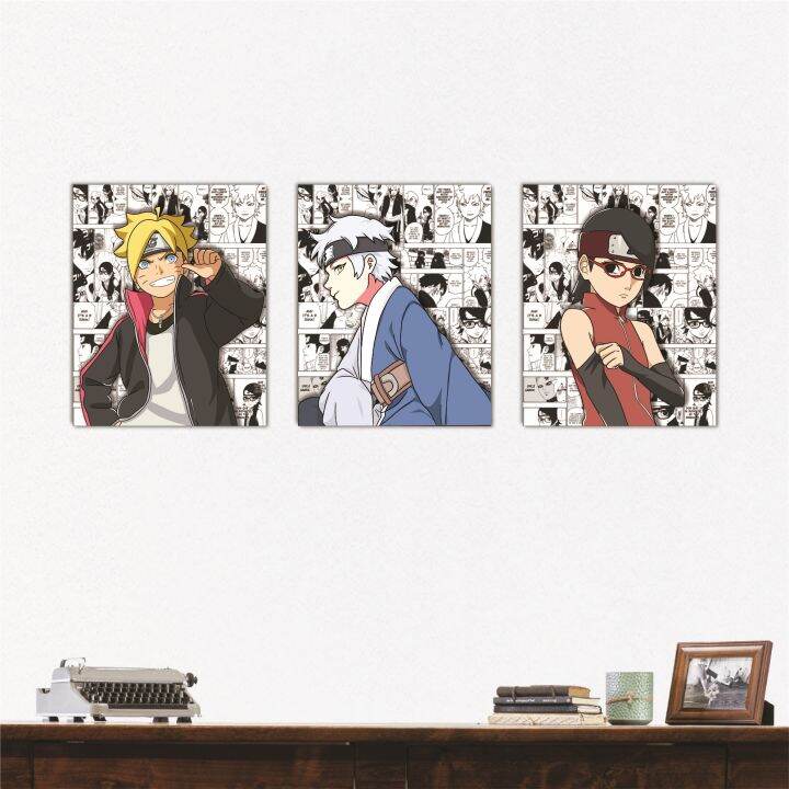 Boruto Vector Anime Art Design - Poster Kayu Hiasan Dinding | Lazada ...