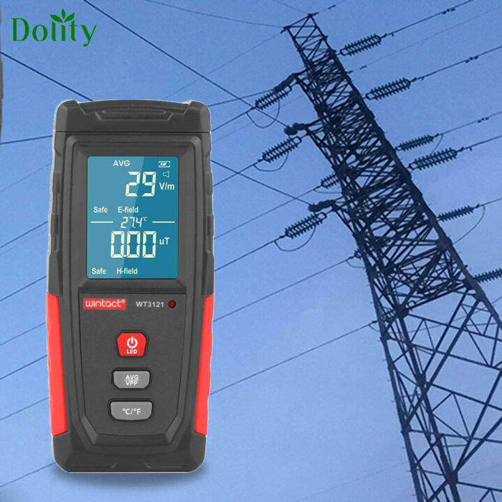Dolity Electromagnetic EMF Meter Radiation Tester Electric Magnetic ...