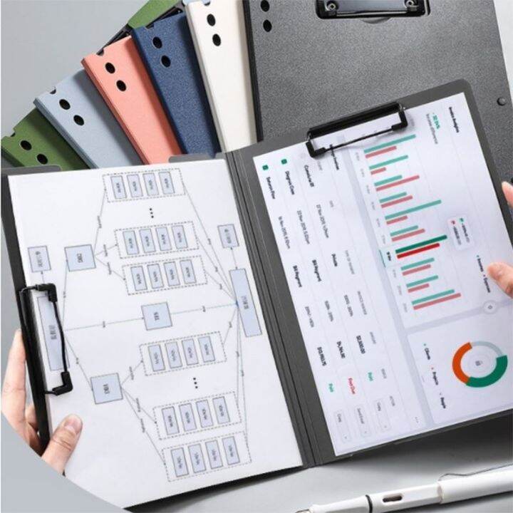 A4 folder board double clip horizontal vertical Data Student Office ...