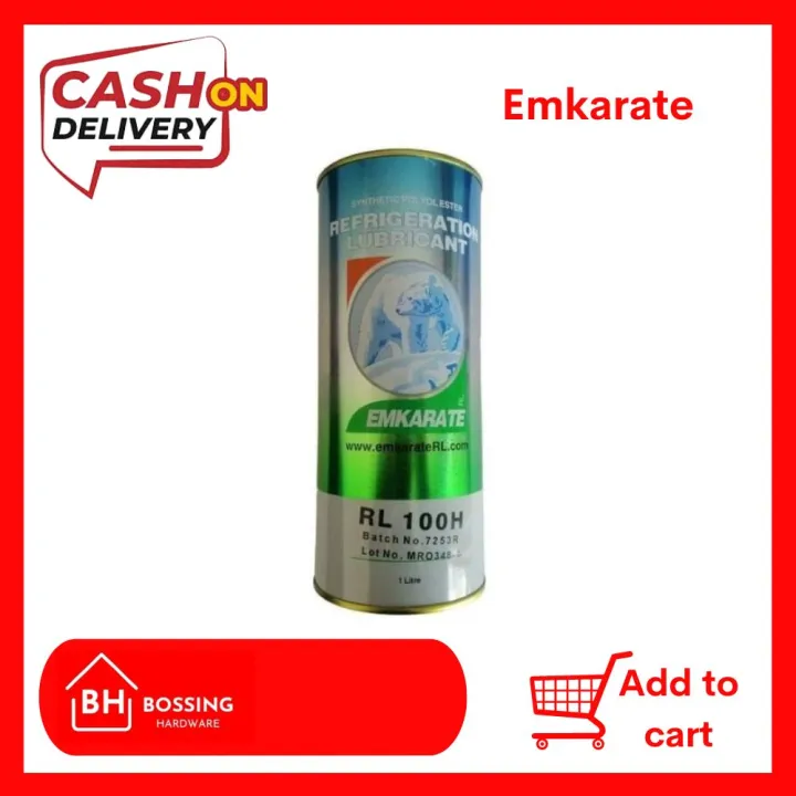 Bossing Hardware : Emkarate Refrigeration Lubricant RL 100H | Lazada PH
