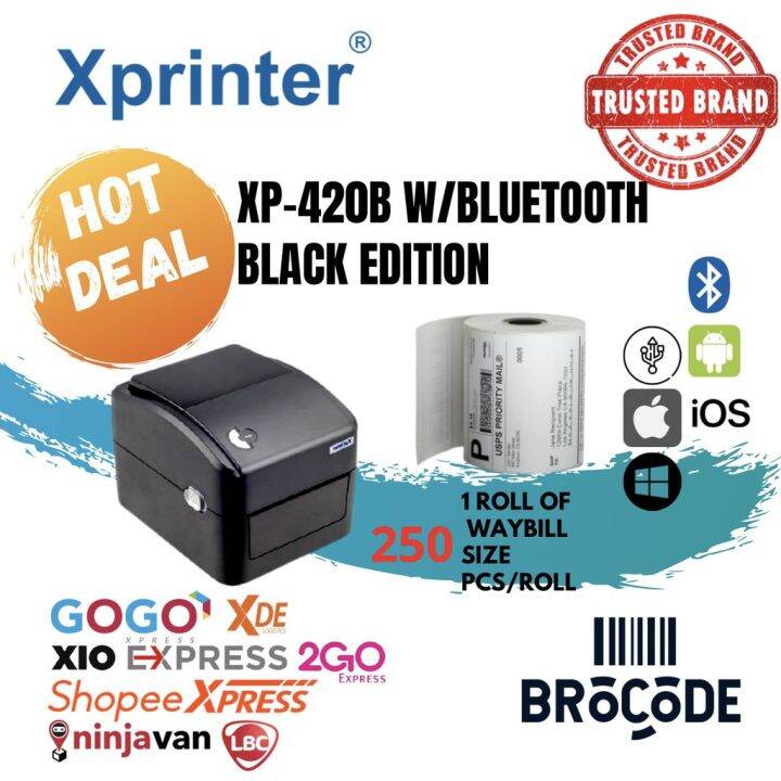 Xprinter XP420B WAYBILL PRINTER with BLUETOOTH | Lazada PH