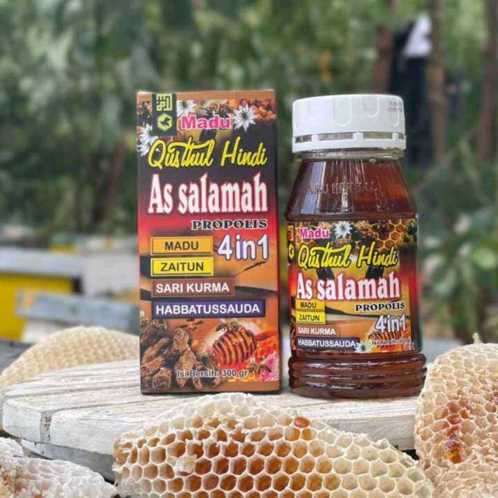 As Salamah - Madu 4 In 1 Plus Qustul Hindi 300 Gram | Lazada Indonesia