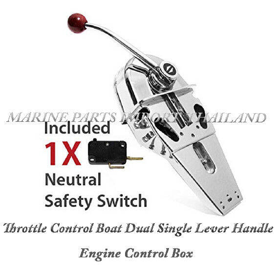 Throttle Control Boat Single Lever Handle Engine Control Box | Lazada.co.th