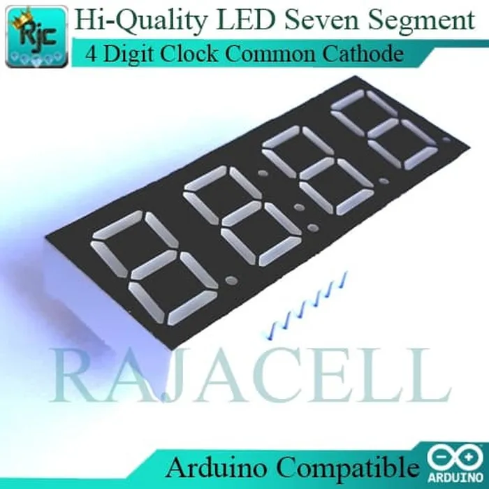 CLOCK LED Seven Segment 7 segmen 0.56" inch Red Common Cathode Merah ...
