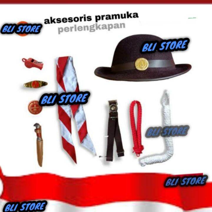 Perlengkapan Pramuka Sd Set Lengkap Alat Pramuka Perempuan Bli Store Lazada Indonesia