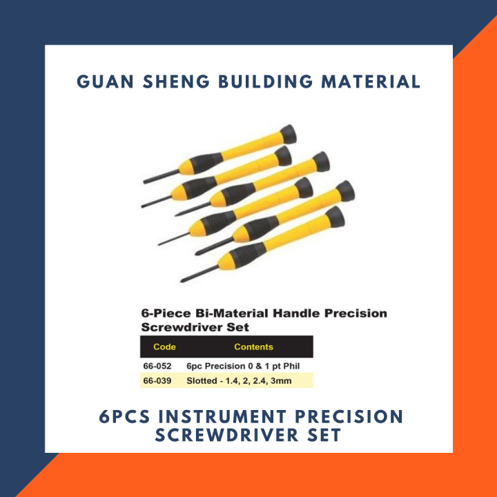 Stanley 6pcs Instrument Precision Screwdriver Set | Lazada