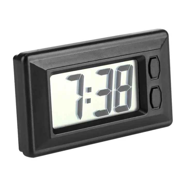 LED Car Digital Clock Car Digital Clock Battery Operated Car Dashboard ...
