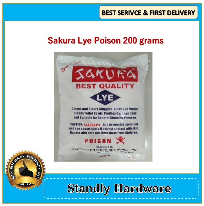 Sakura Lye Poison 200 grams | Lazada PH