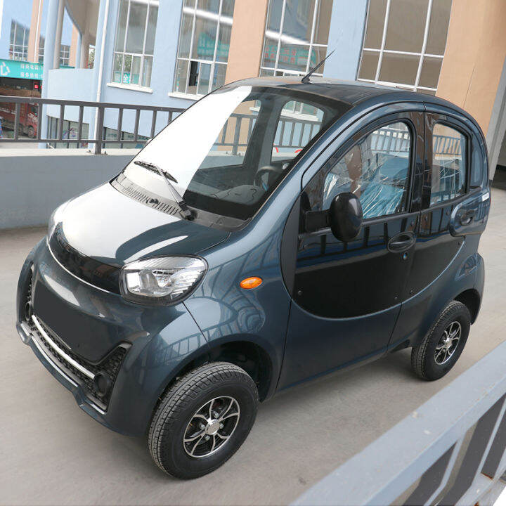 New energy electric four-wheeled vehicle household female adult small ...
