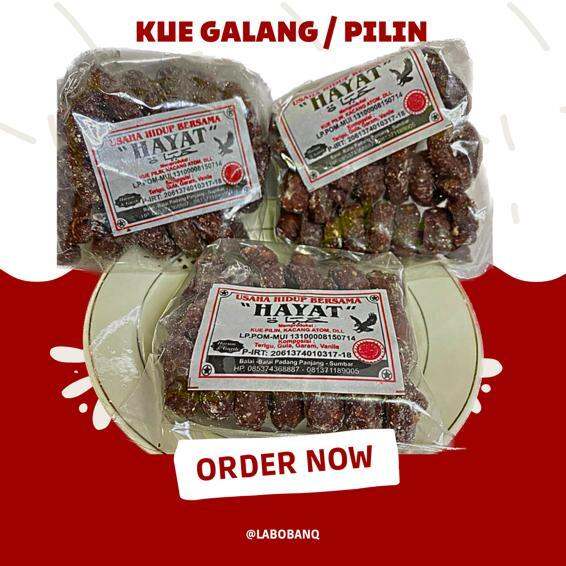 KUE GALANG/KUE PILIN BULEK MANIS RENYAH KHAS PADANG | Lazada Indonesia