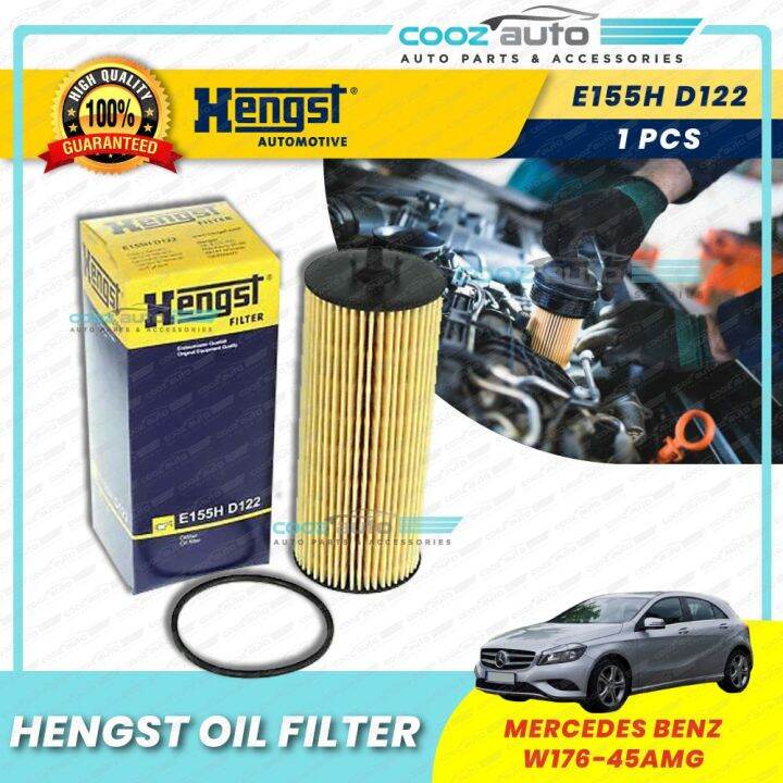 Mercedes Benz W176 A45 AMG Hengst Oil Filter Engine Oil Filter | Lazada