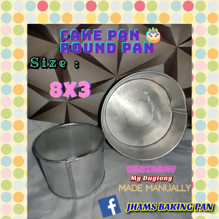 ROUND PAN/CAKE PAN 8X3 2pcs ORDINARY | Lazada PH