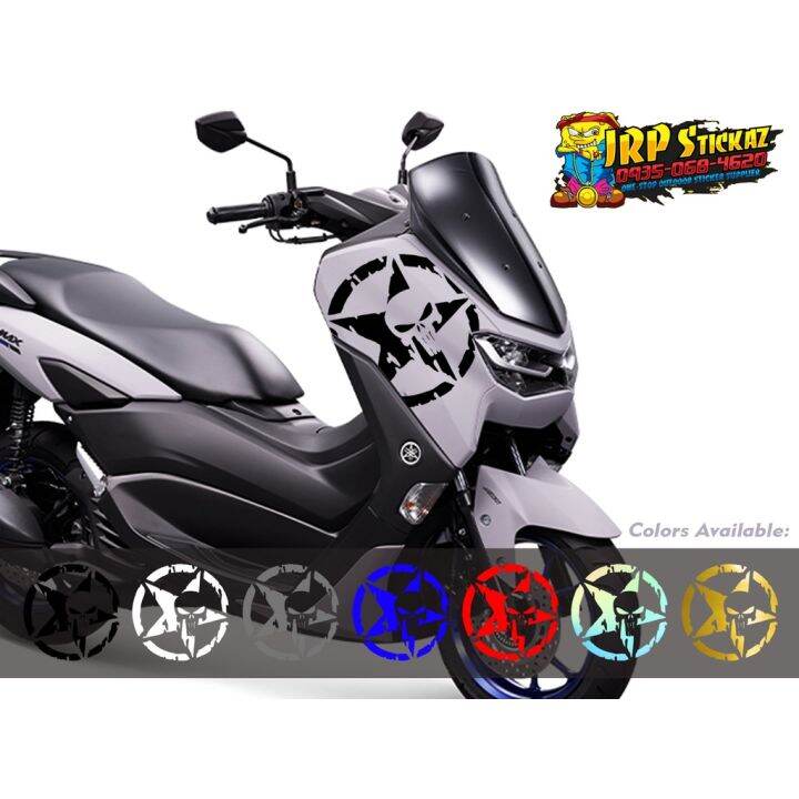 Yamaha NMAX V1V2 Side Fairing Waterproof Sticker | Yamaha, Punisher ...