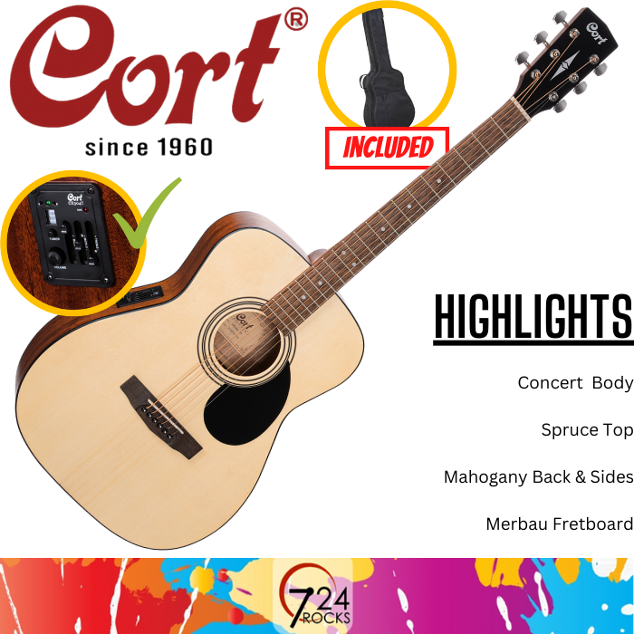 Cort Acoustic Guitar Cort AF510E acoustic guitar cort acoustic electric ...