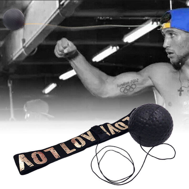 Speed Reflex Fight Ball+Head Band MMA Boxing Training Punch Boxer Box ...
