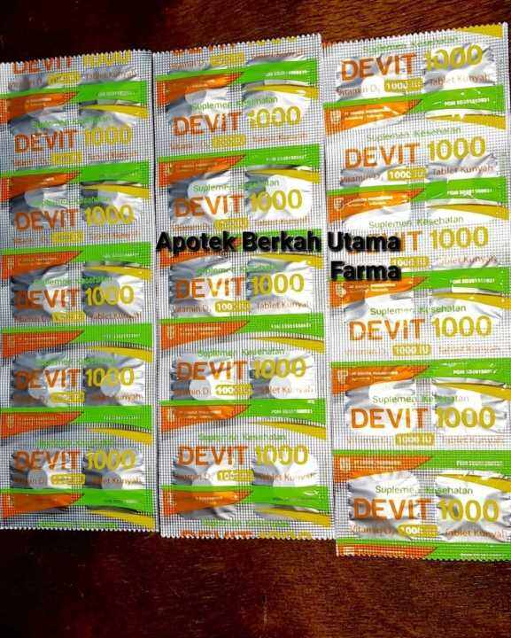 Devit 1000 iu Strip Isi 10 Tablet | Lazada Indonesia