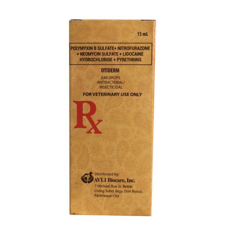 OTIDERM ANTIBACTERIAL EAR DROPS 15ML | Lazada PH