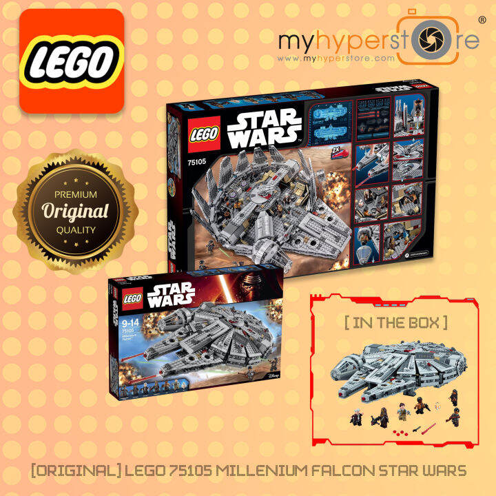 Lego 75105 Star Wars Millennium Falcon Toys Hobby Collection (Authentic ...