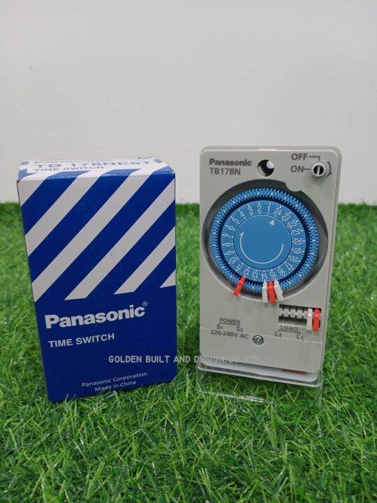 Panasonic ไทม์เมอร์ นาฬิกาตั้งเวลา 24 ชม. แบบเข็ม (Timer Switch) รุ่น ...