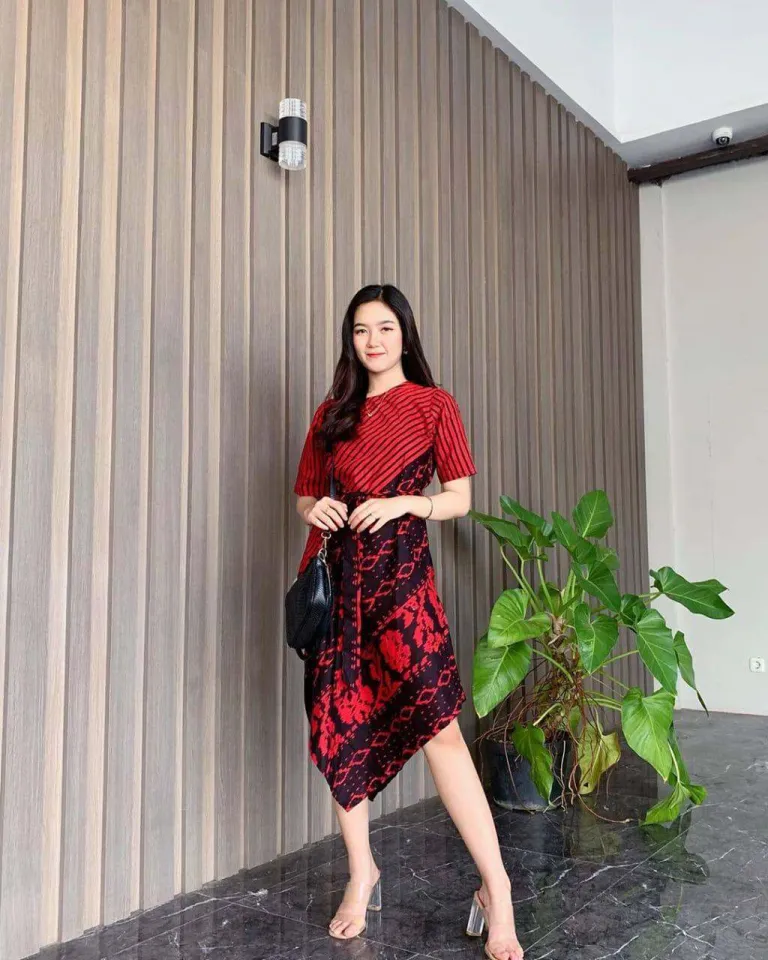 Model Dress Batik Remaja Terbaru