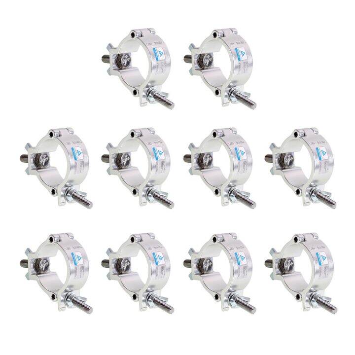 2 Inch Truss Clamp Stage lighting Clamp, 10 PCS Aluminum Light Clamps ...