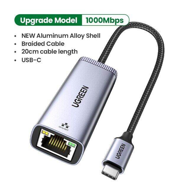 UGREEN Type C Ethernet USB C To Ethernet Adapter For Macbook Pro S20 ...