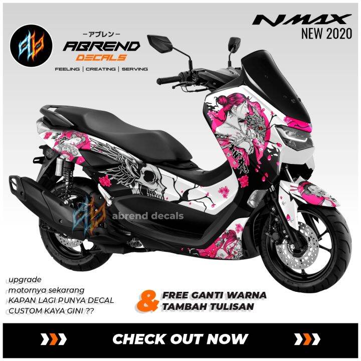 Decal Fullbody Yamaha Nmax New Japan Edition / Stiker Motor Nmax Baru ...
