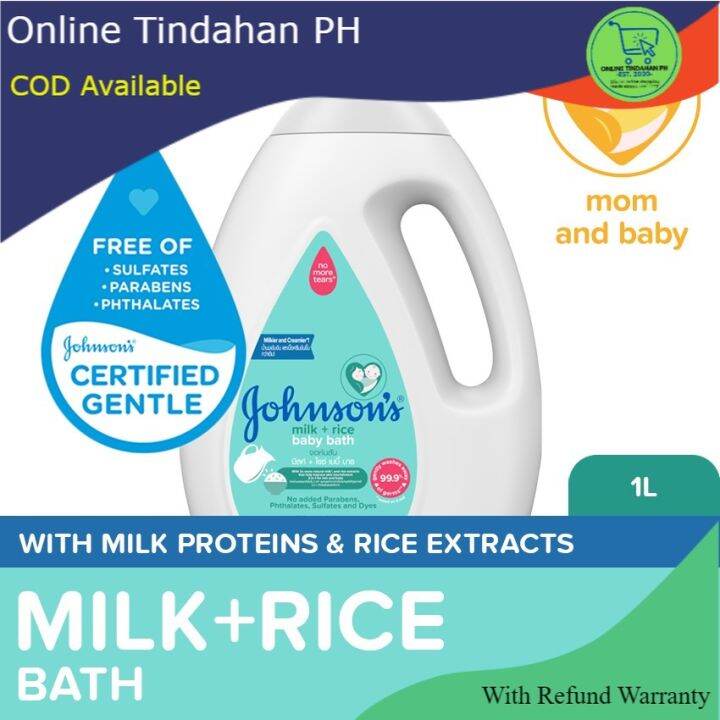 Johnson's Milk+Rice Bath 1000ml | Lazada PH