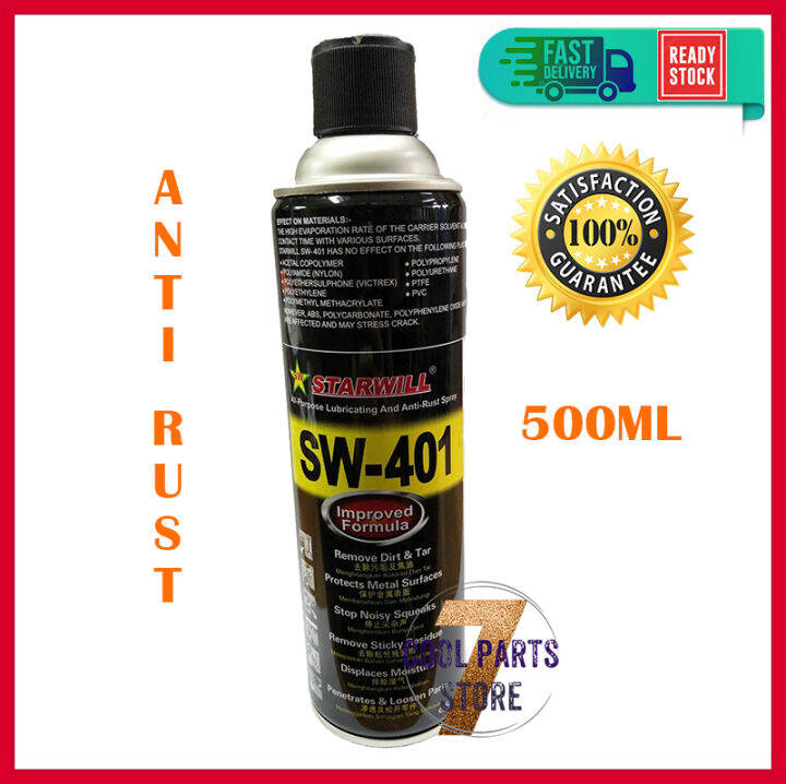 Starwill Anti Rust Spray / Spray Minyak Anti Karak SW-401Multipurpose ...