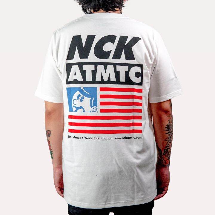 Nick Automatic "Flag" White T-Shirt | Lazada PH