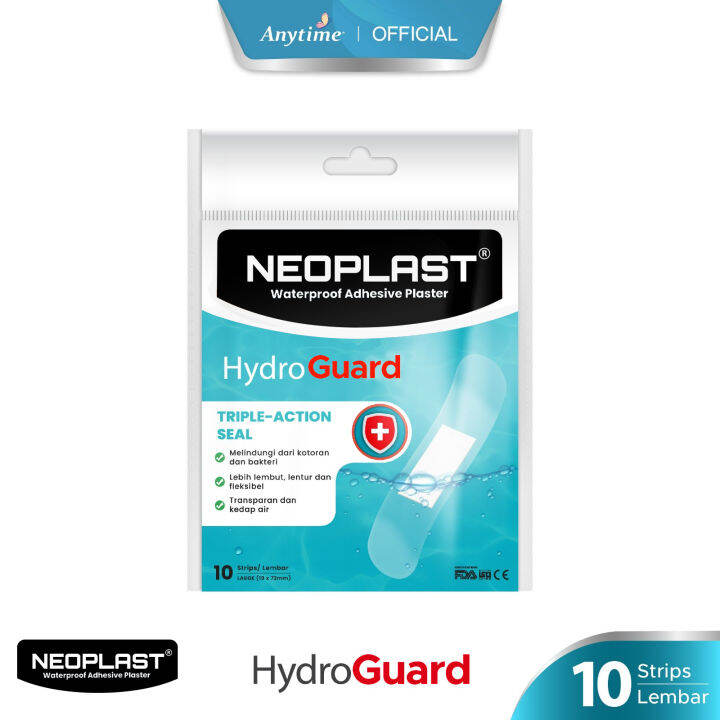 Neoplast Hydroguard Plester transparan anti air isi 10 pcs | Lazada ...