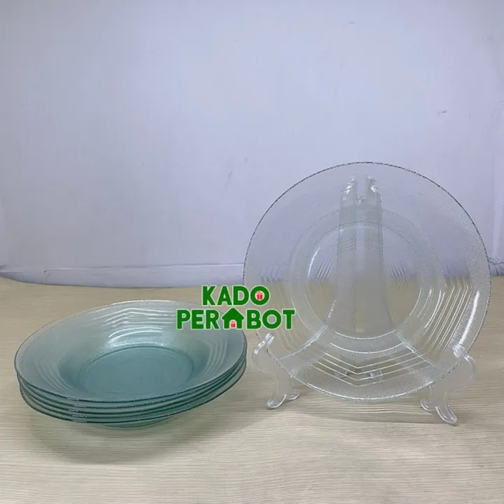 Piring Makan Kaca - Piring Makan Bahan Beling - Piring Kaca Soklin ...