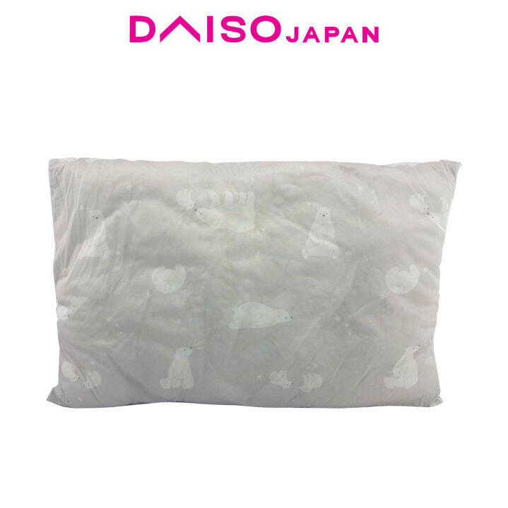 Daiso Bear Patterned Pillow | Lazada PH