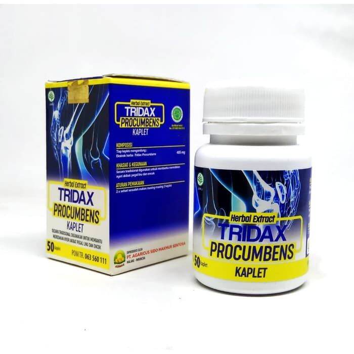 TRIDAX PROCUMBENS Kaplet Obat Asam urat, Nyeri Sendi, Reumatik, Pegal linu - Tridax Asli Isi 50 ...