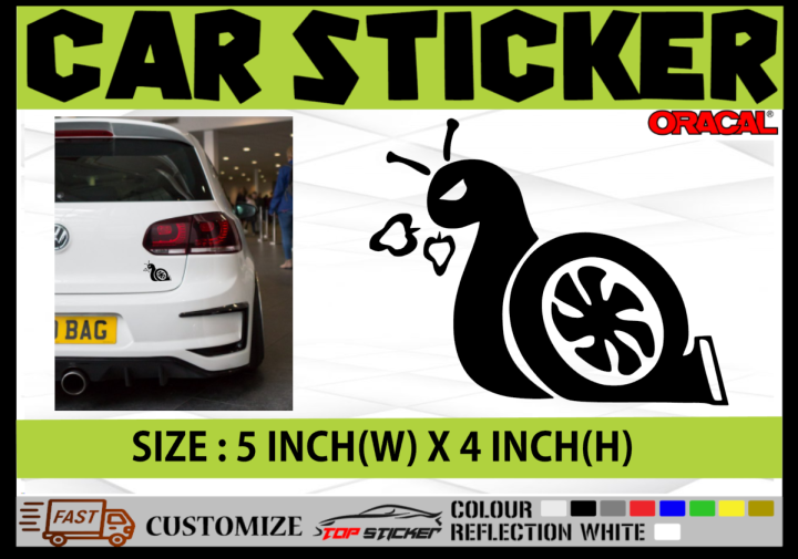 Vw Turbo Snail Sticker