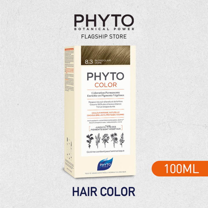 Phyto Phytocolor 8.3 Light Golden Blond 100 ml [Hair Color] | Lazada PH