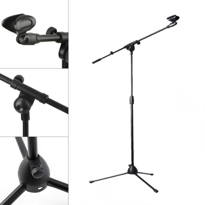 Original Floor Microphone Tripod Swing Arm Retractable Metal Mic Stand ...