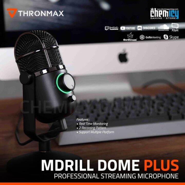 Thronmax Mdrill Dome Plus Condenser Gaming Microphone | Lazada Indonesia