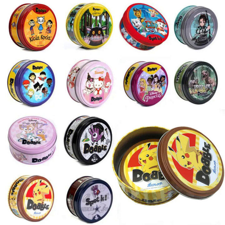 Spot It Pokemon Dobble Board Game Card 100th Anniversary Paw Patrol ...