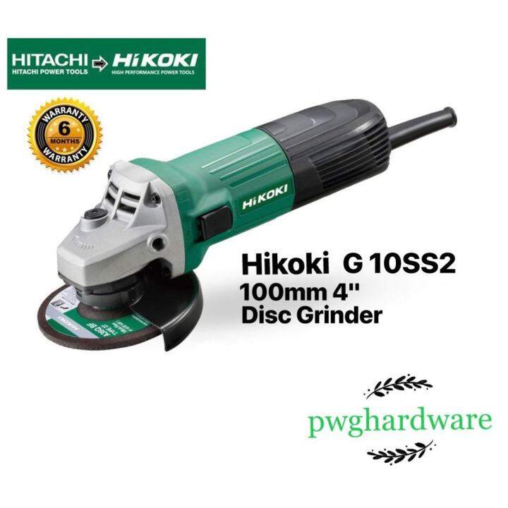 HIKOKI G10SS2 4" 100MM Angle Grinder 600W / HIKOKI MACHINE GOSOK BESI 4 ...