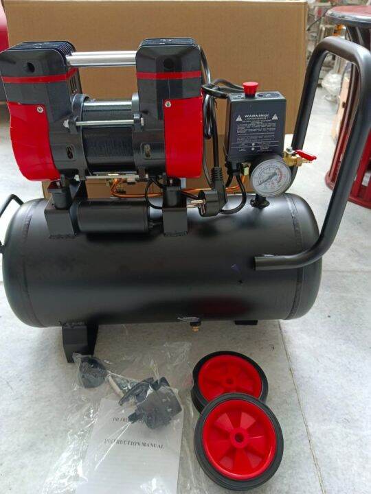 Air Compressor 1.3 Hp 30 Liter 220V Kompresor Angin Listrik Tanpa Oli ...