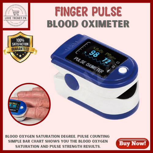 Digital Fingertip Pulse Oximeters Blood Oxygen Saturation Heart Rate ...
