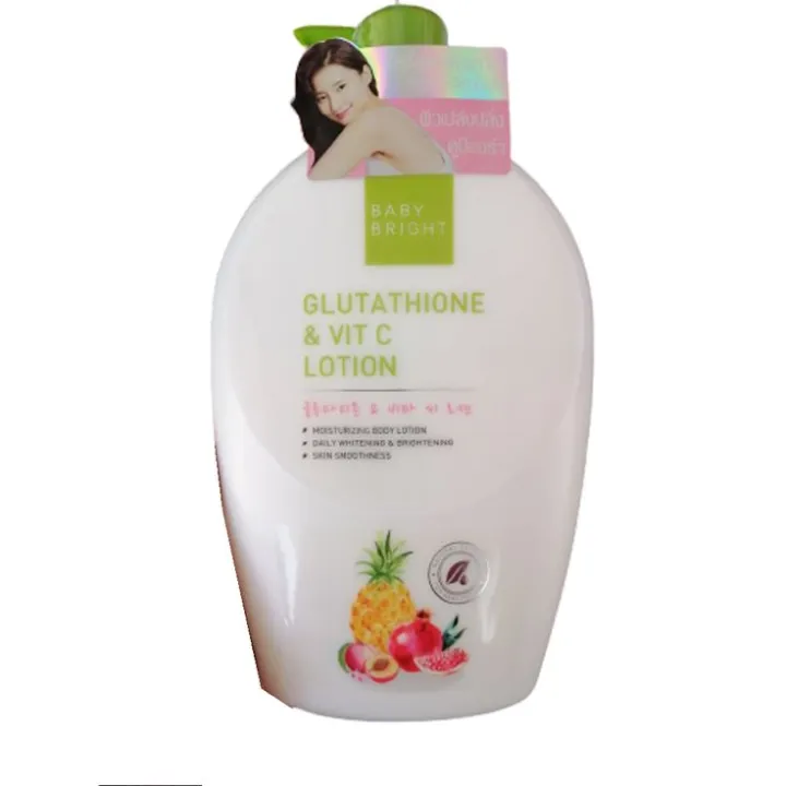 Baby Bright glutathione vit C bady lotion 750ml. หนัก860g. | Lazada.co.th