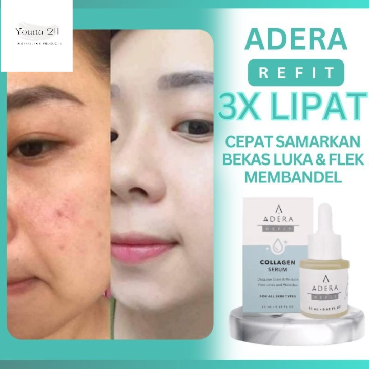Adera refit collagen Serum Mengatasi Flek Hitam/Bekas Luka/Dan Mencerahkan Wajah | Lazada Indonesia