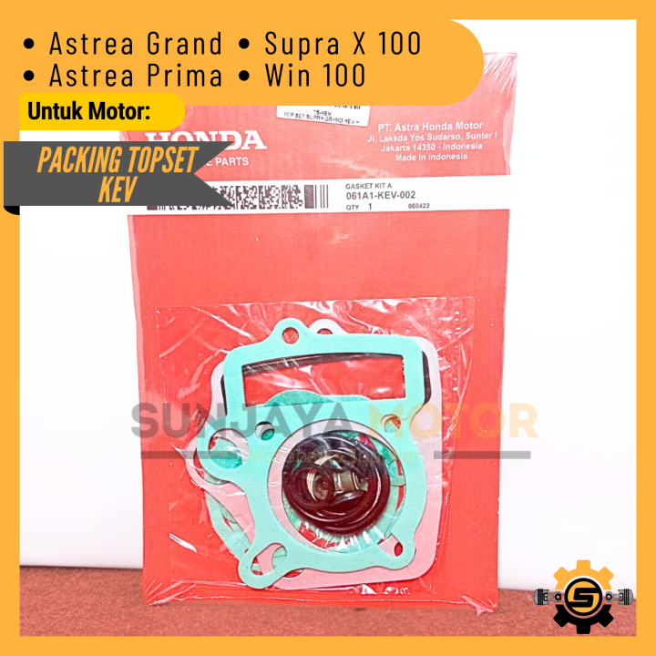 Packing Topset KEV Paking Top Set Original Honda Astrea Grand Astrea Prima Supra X 100 Win 100 ...